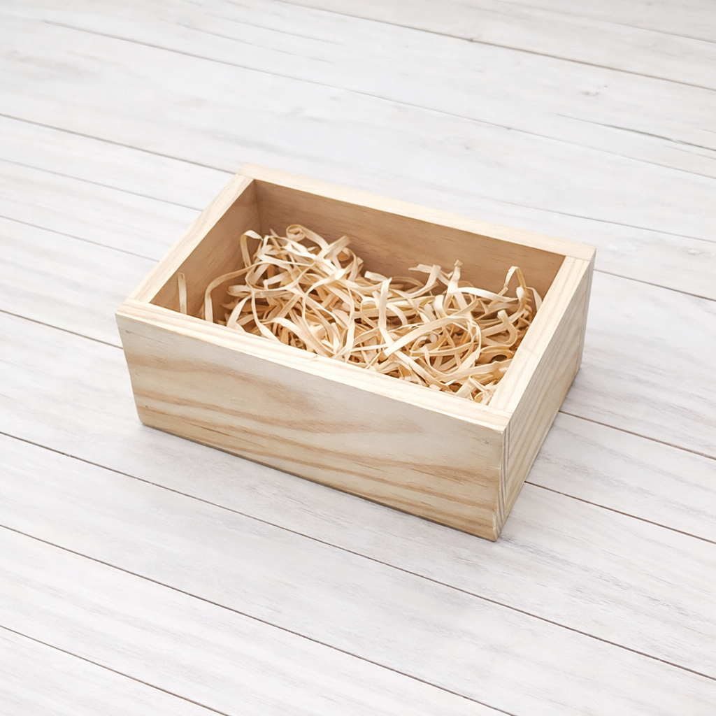 Wooden Small Open Box – The Wooden Box Shop